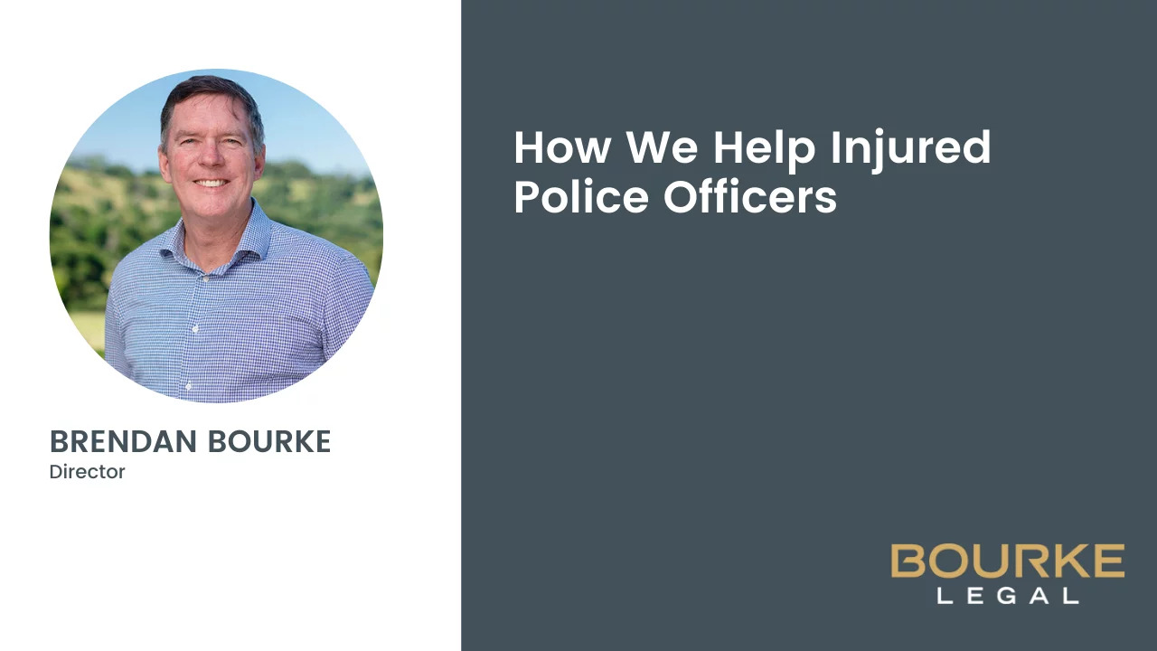 How We Help Injured Police Officers - Bourke Legal